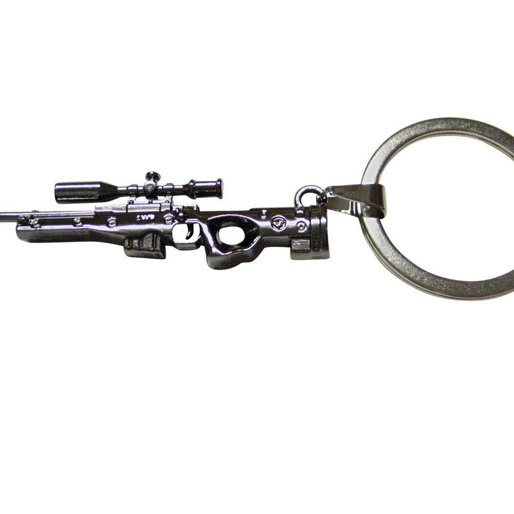 Awp Scoped Sniper Rifle Pendant Keychain V2 - Gem
